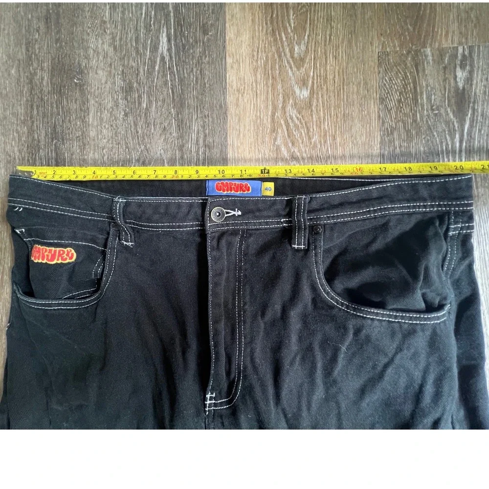 Empyre | Jeans | Empyre Skate Jeans Mens 4 Black White Contrast Stitch ...